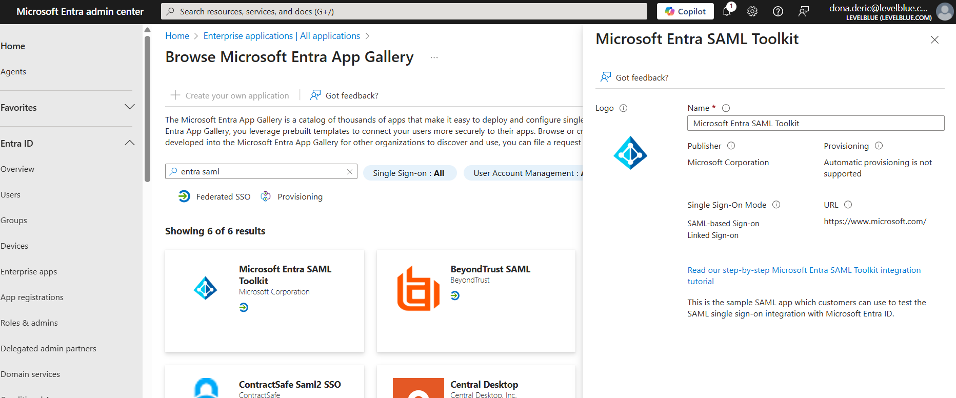 MS Entra : SSO Integration with USMA | AT&T Cybersecurity